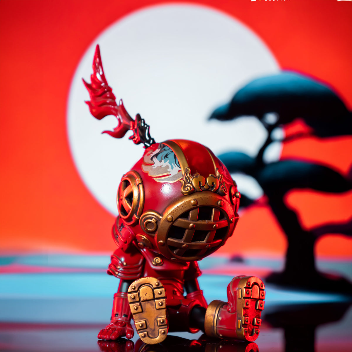 Sank Toys Good Night Series Warrior Fiery Flame Collectible Figurine ...