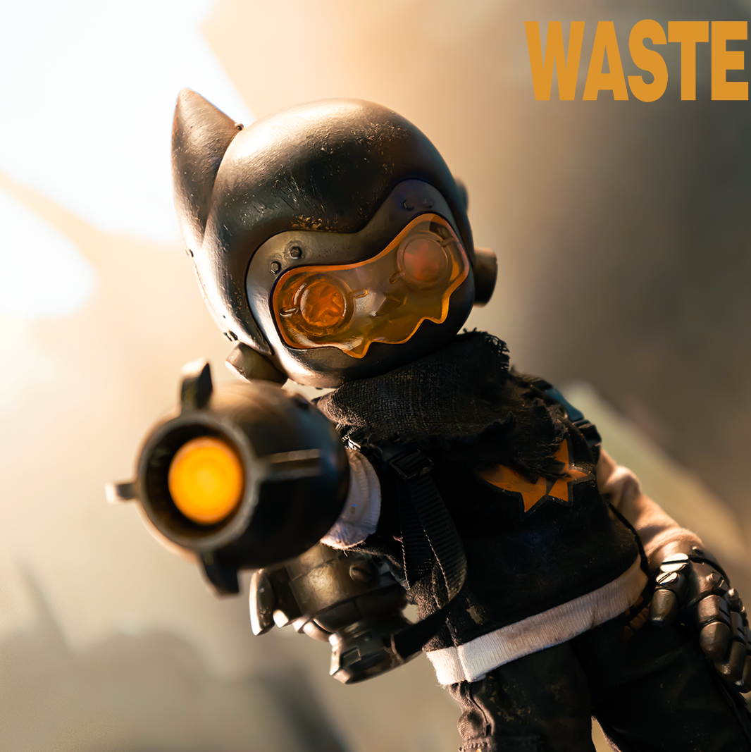 WeArtDoing Wasteland Nuclear Boy Black Collectible Action Figurine ...