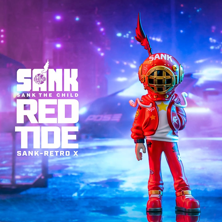 SANK TOY Sank TRETRO X -Red Tide Collectible Figurine – Moko Select