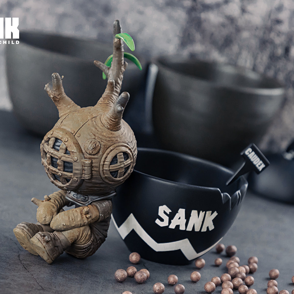 SANK TOY Sank Fantastic Caudex Black Collectible Figurine – Moko Select